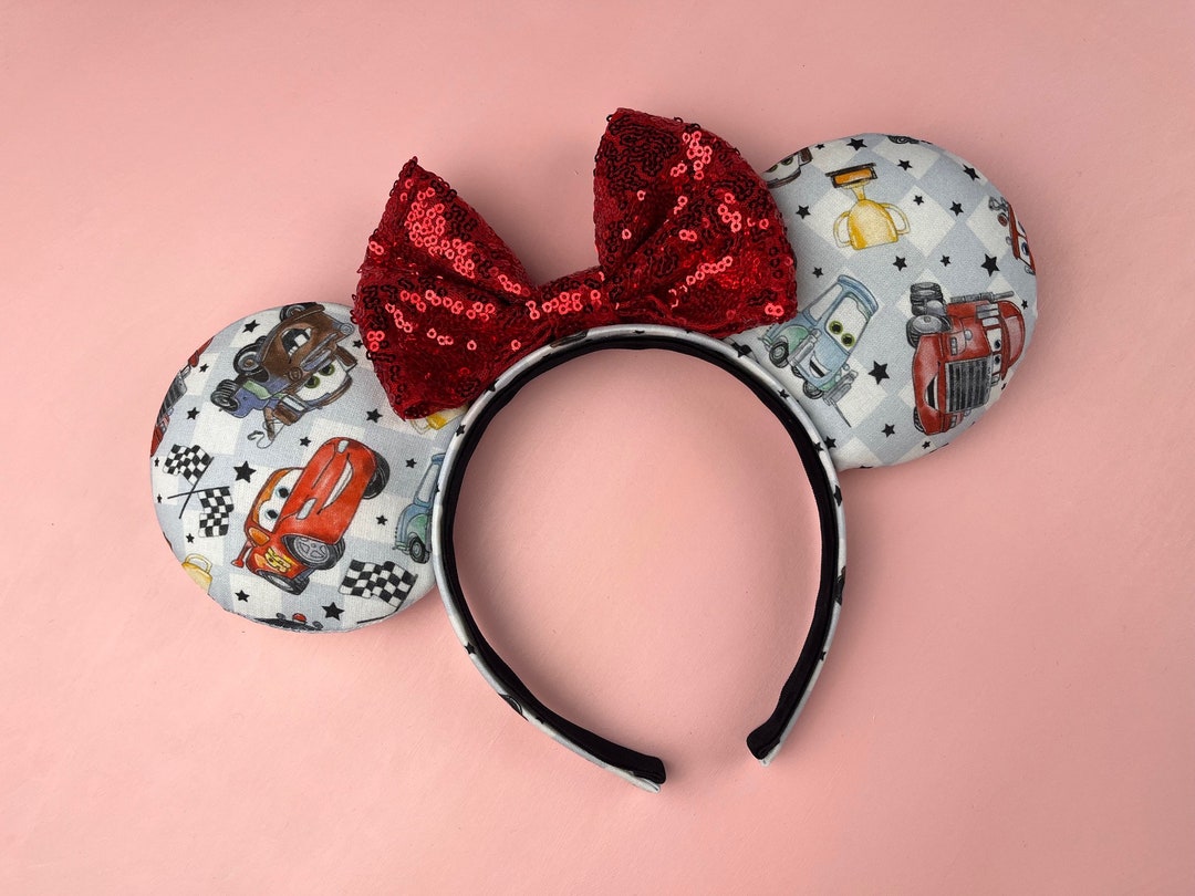Cars Ears, Pixar Ears, Lightning Mcqueen Ears , Mickey Ears, Minnie ...