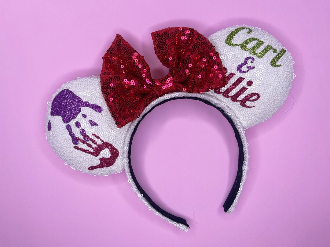 Carl and Ellie Mouse Ears, up Ears, Pixar Ears, Pixar up Ears , Disney ...