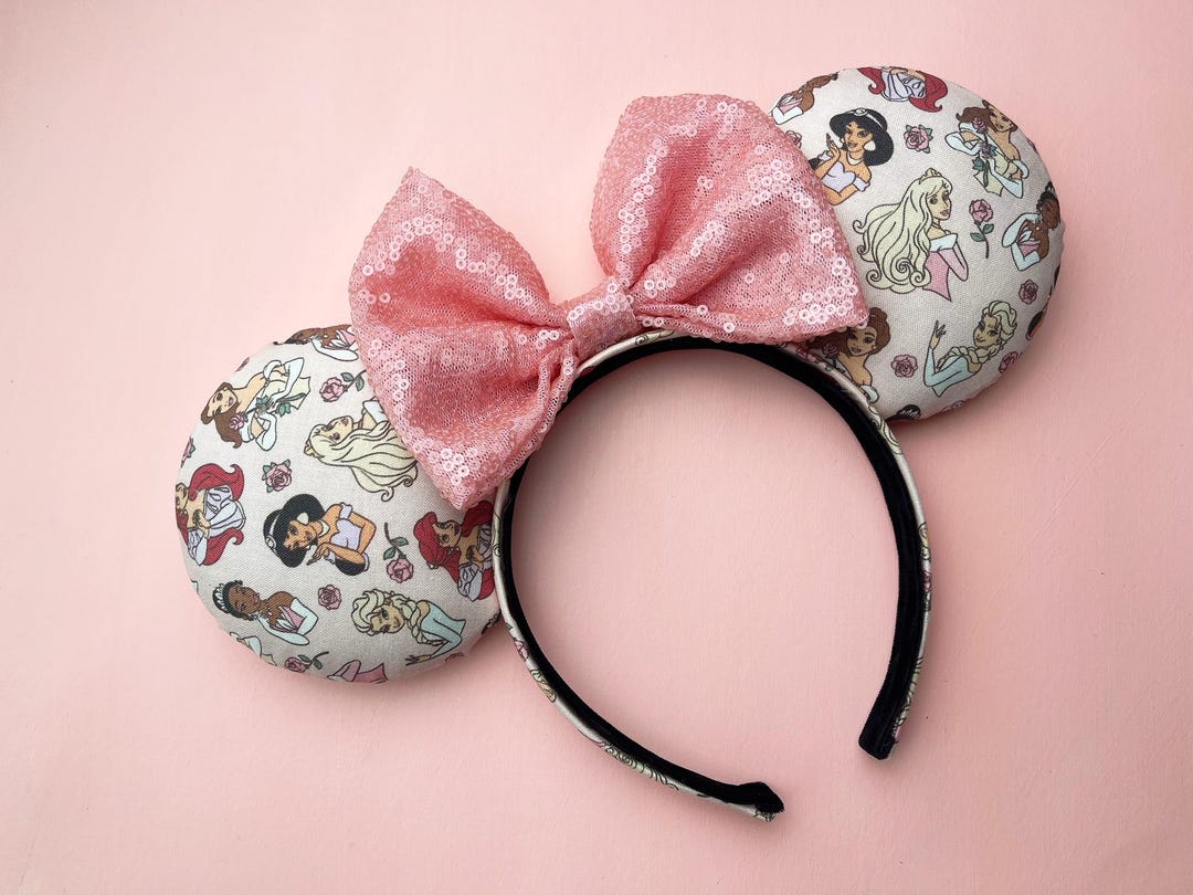 Disney Princess Ears, Pink Princess Ears, Mickey Ears, Minnie Ears ...