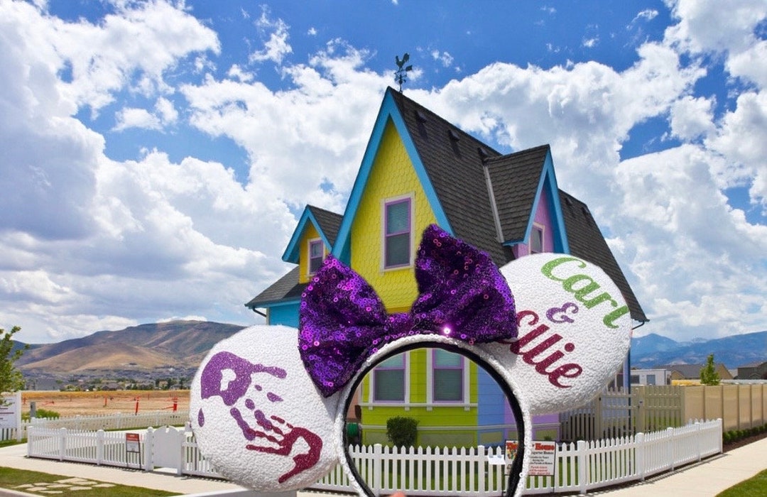 Carl and Ellie Mouse Ears, up Ears, Pixar Ears, Pixar up Ears , Disney ...