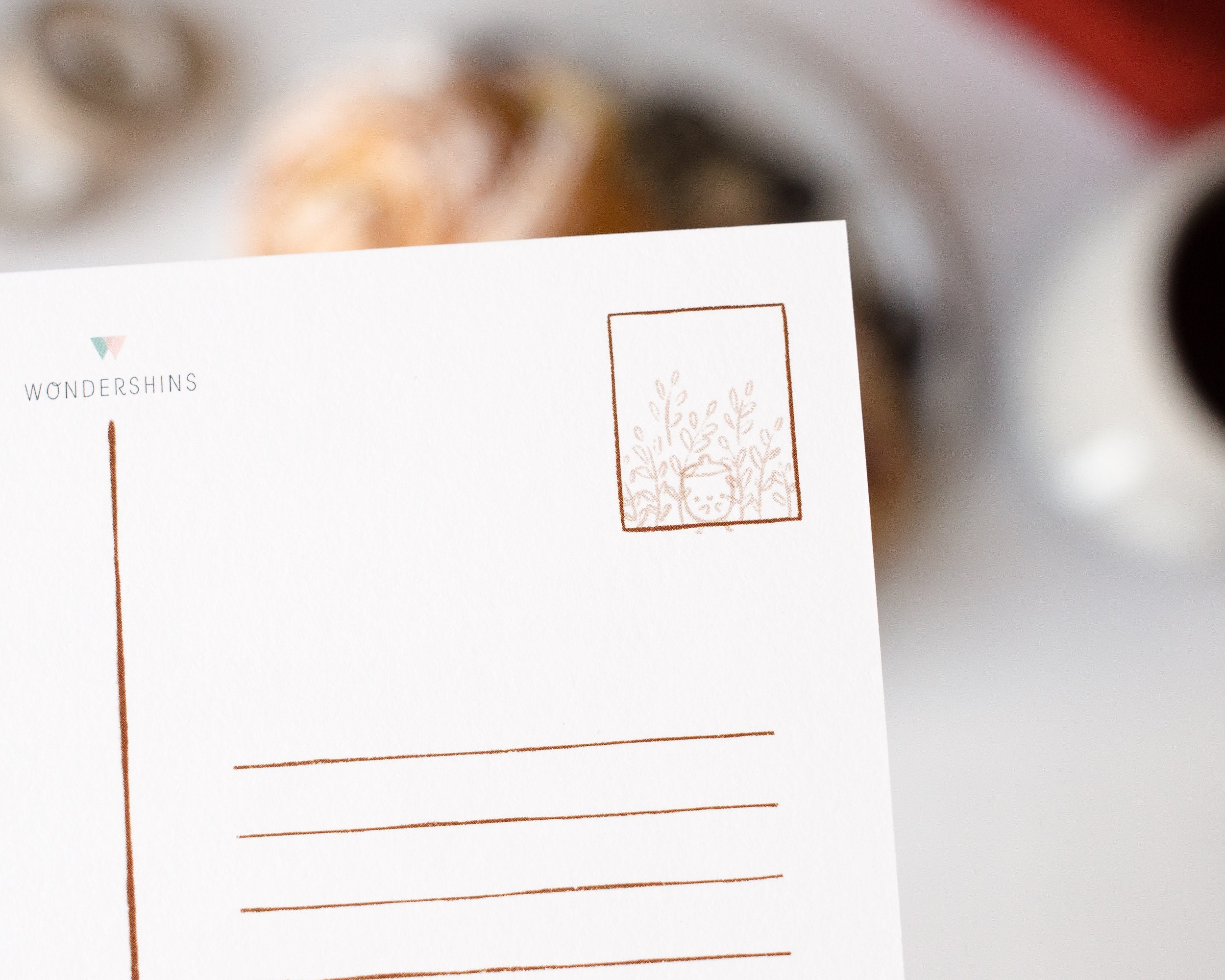 Outdoor Lattes Cute Postcard 4x6 Kawaii Postcard and Mini | Etsy