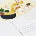 Kawaii Ramen Postcard Cute 4x6 Ramen Postcard and Mini Print for Noodle ...