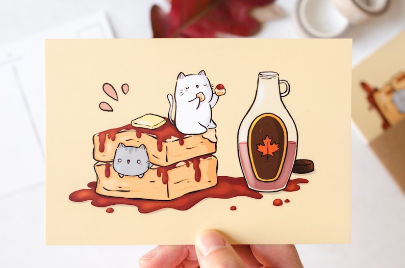 Cute Cat Postcards & Mini Prints 4x6 Postcard Set of Cozy - Etsy