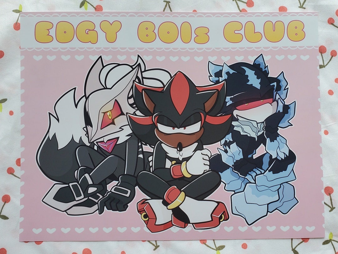 Edgy Bois Sonic Print - Etsy
