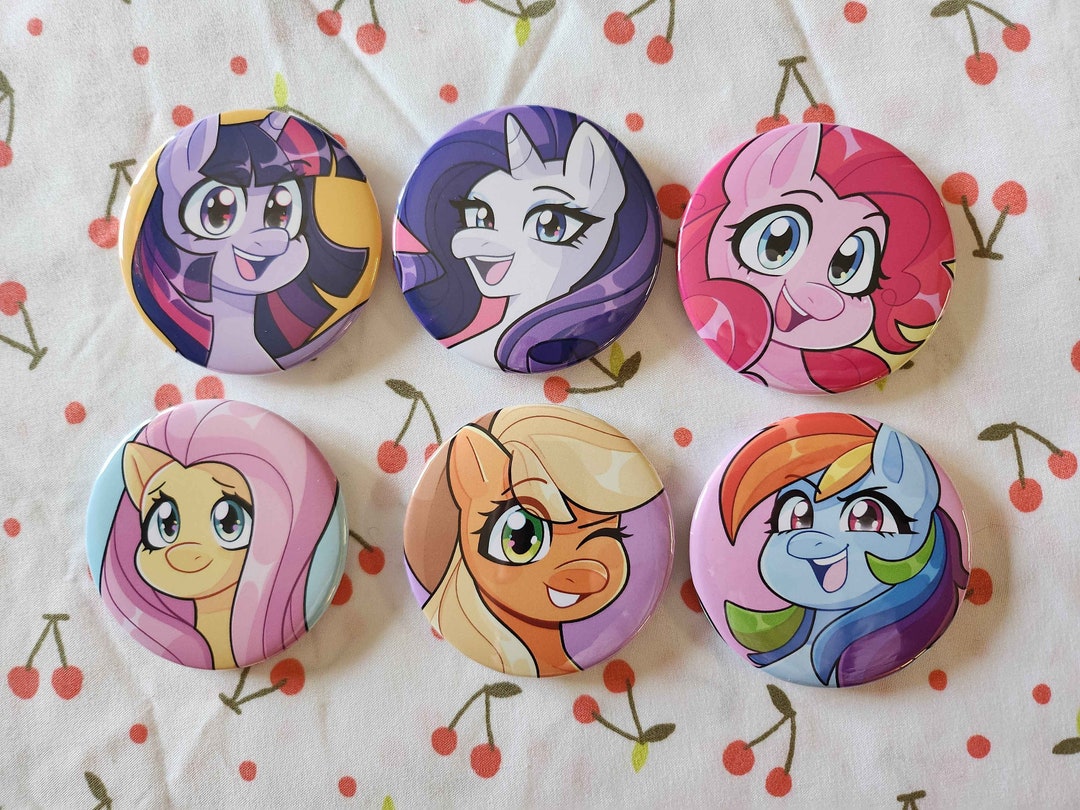 My Little Pony G4 Buttons - Etsy