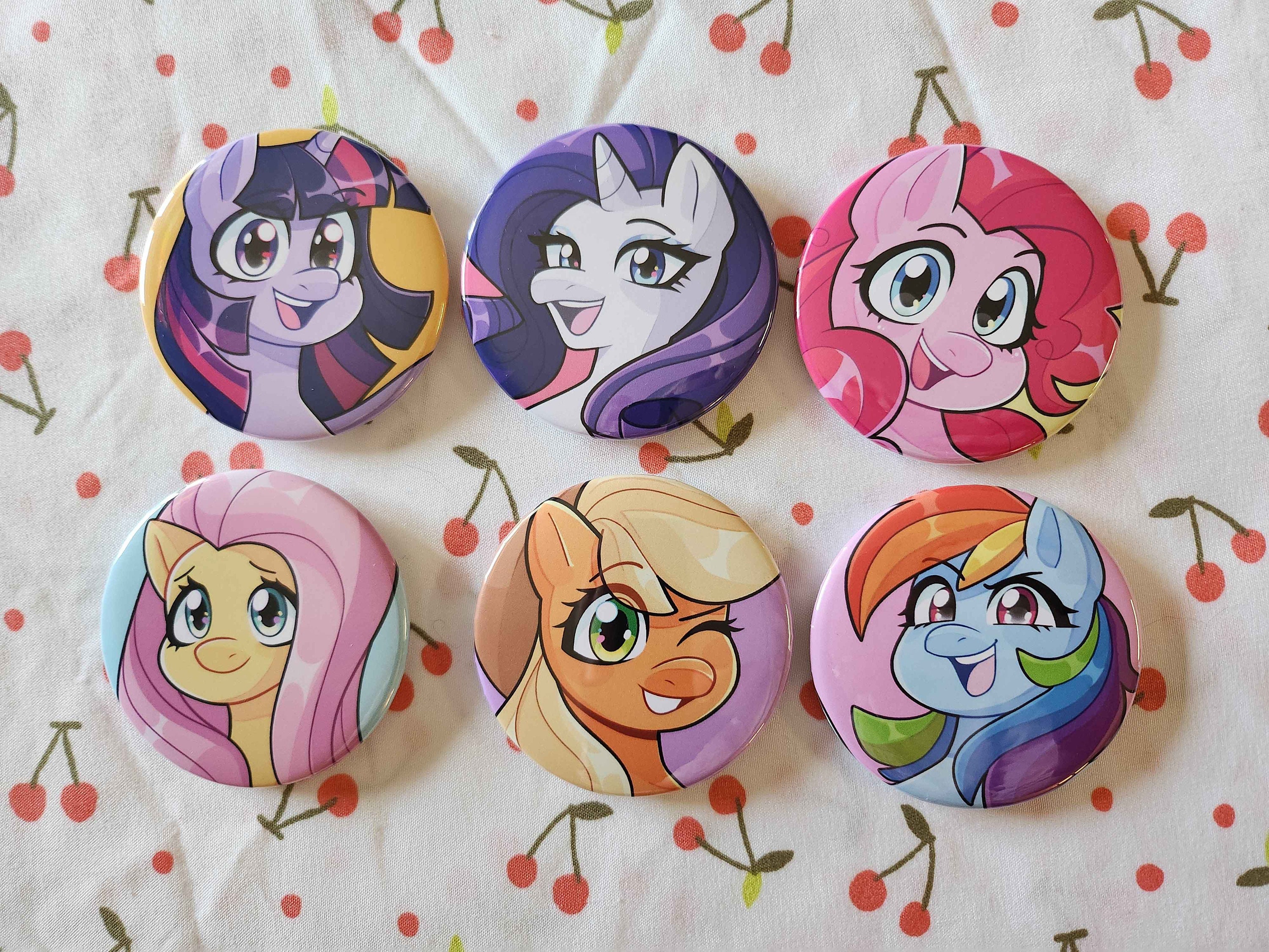 My Little Pony G4 Buttons - Etsy