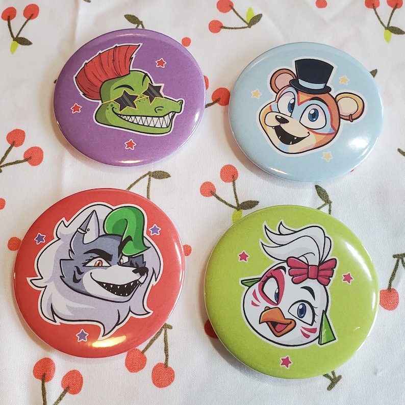 FNAF Security Breach Buttons - Etsy