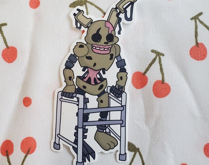 FNAF Security Breach Springtrap Peepaw Sticker - Etsy