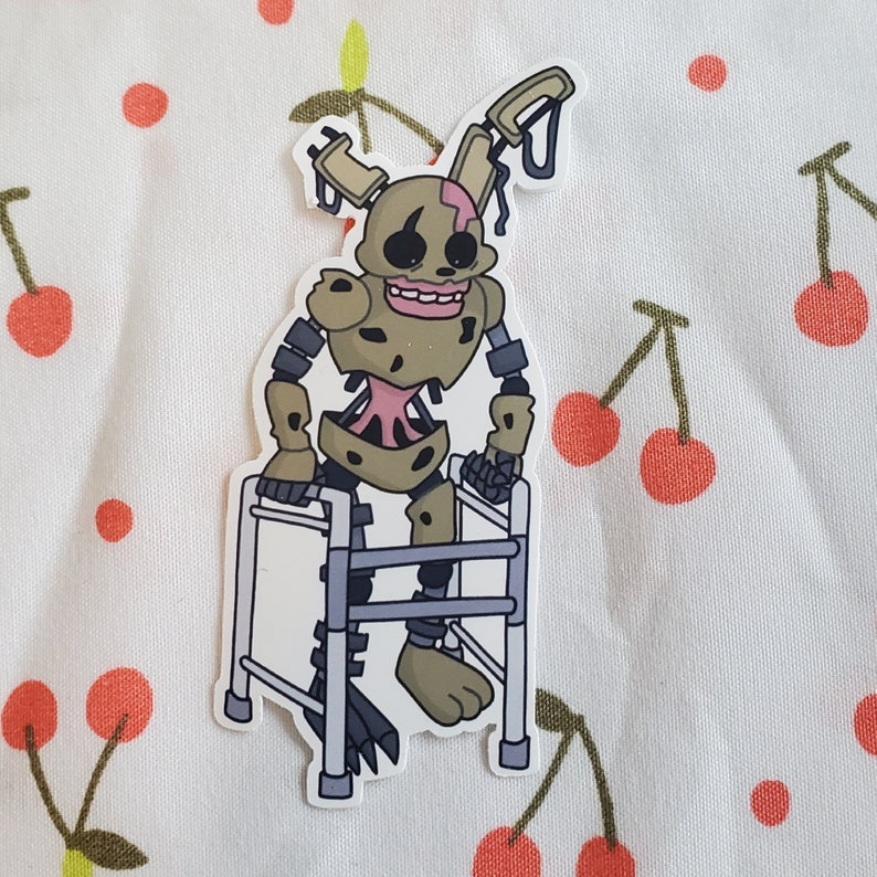 FNAF Security Breach Springtrap Peepaw Sticker - Etsy New Zealand