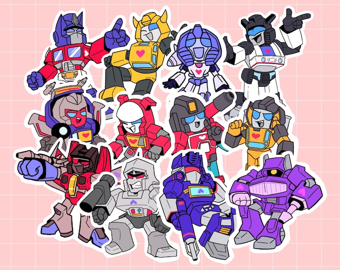 Transformers G1 Stickers - Etsy