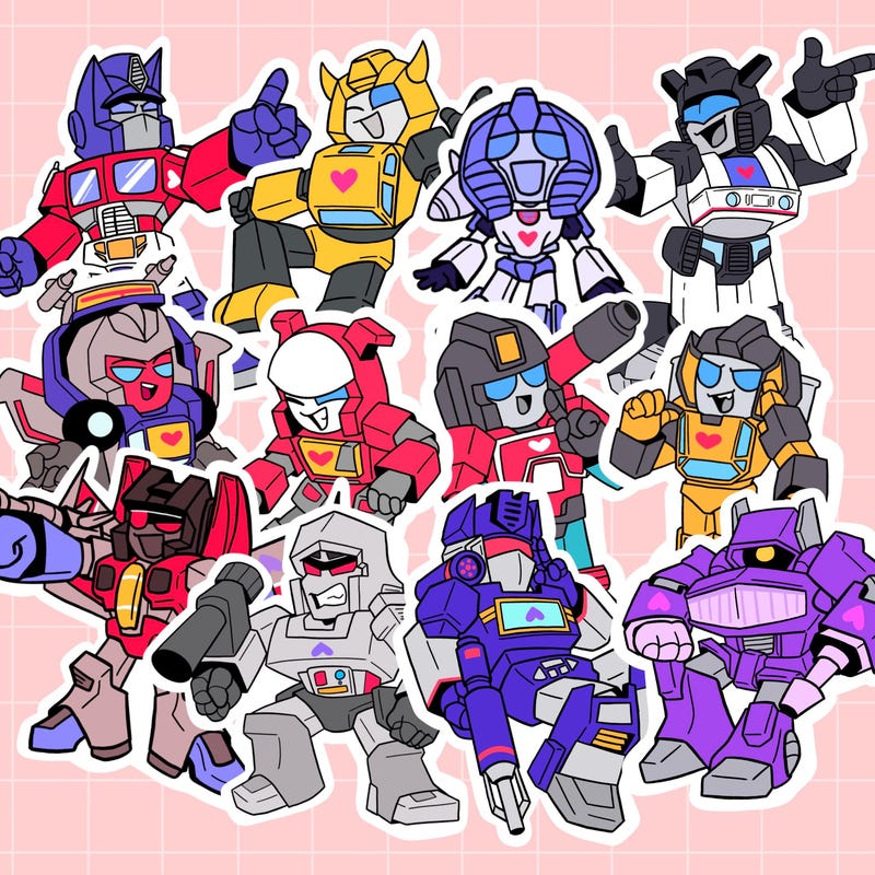 Transformers Sticker - Etsy