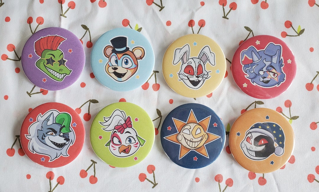 FNAF Security Breach Buttons - Etsy