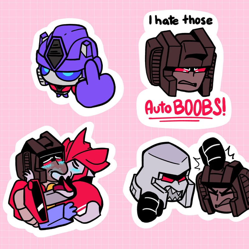 Transformers Sticker - Etsy