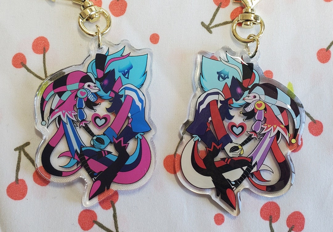 Helluva Boss Fizzmodeous Double Sided Keycahin - Etsy