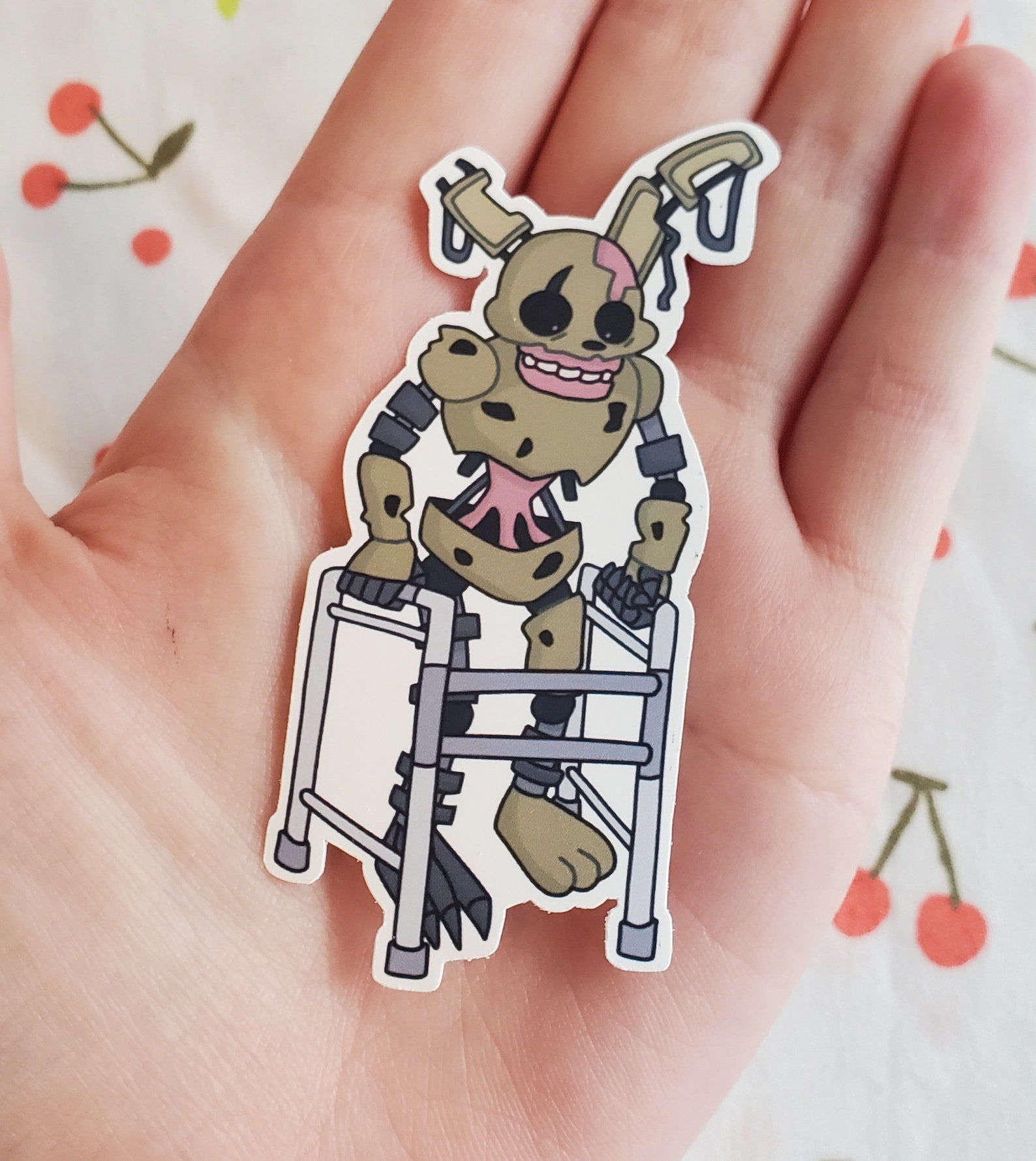 FNAF Security Breach Springtrap Peepaw Sticker - Etsy New Zealand