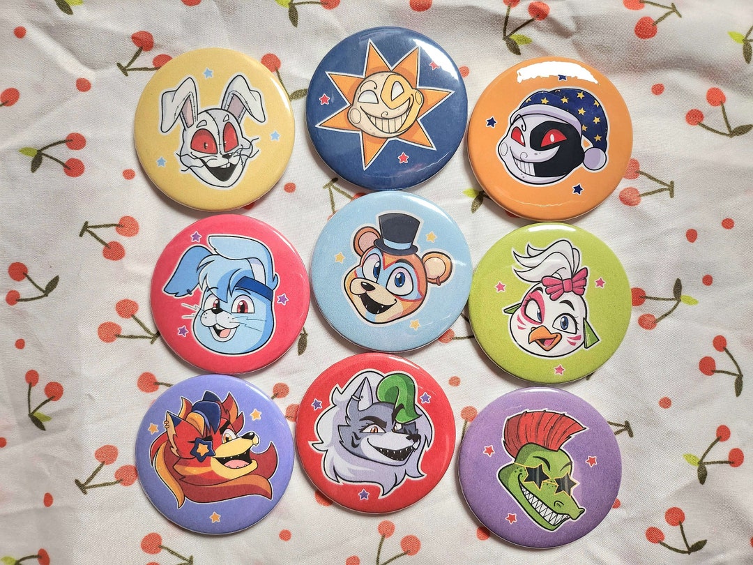 FNAF Security Breach Buttons - Etsy
