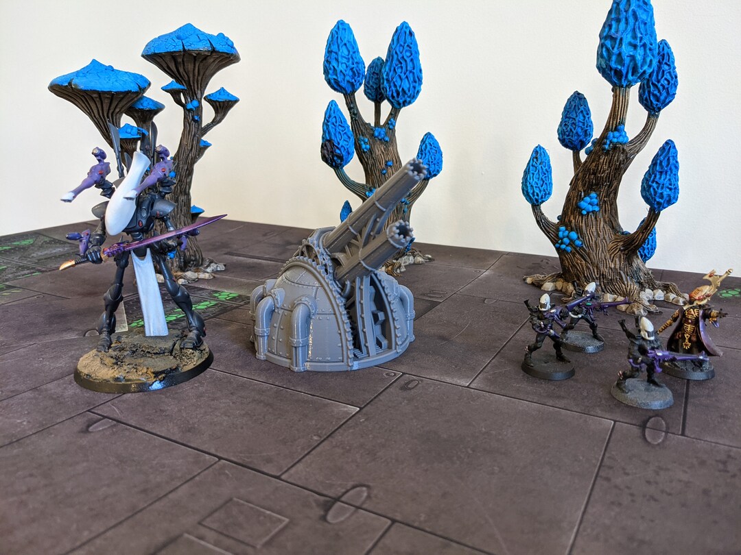 Warhammer 40k Terrain Planet Defence Orbital Gun Scenery Sci Fi ...