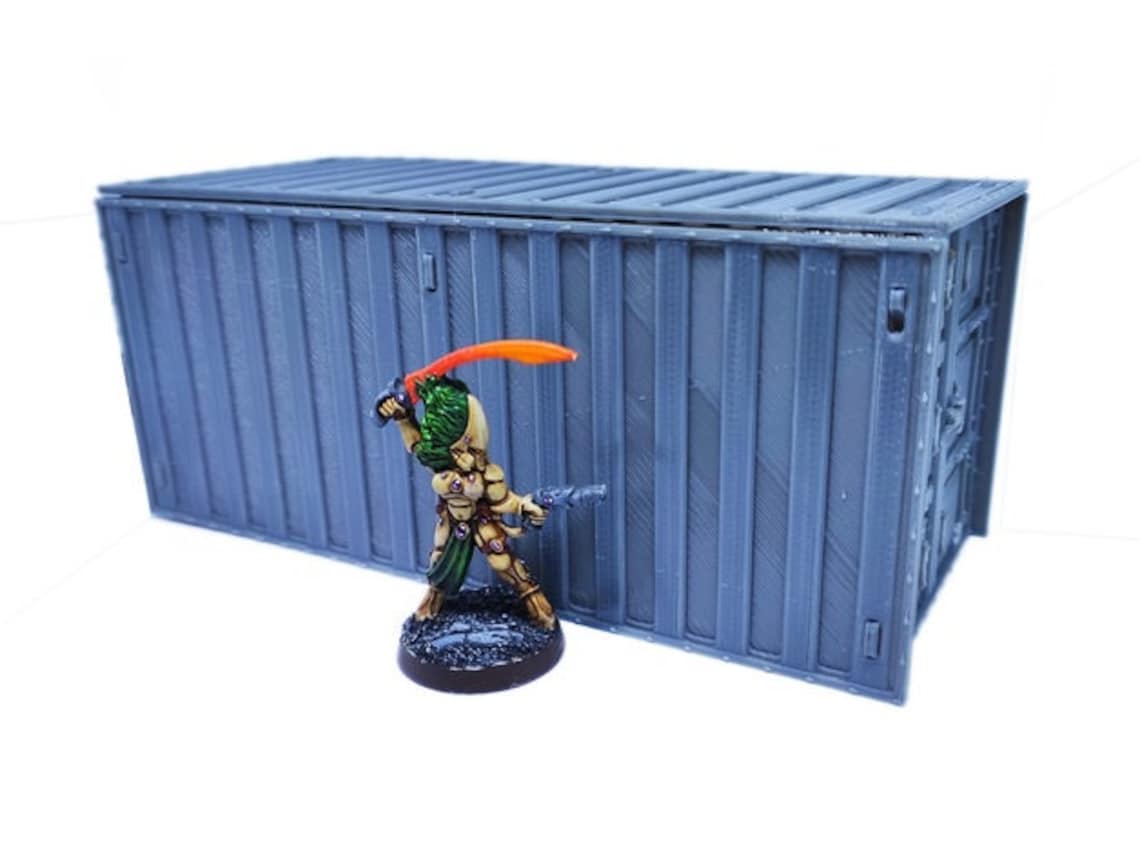 Warhammer 40k Terrain Scenery Shipping Cargo Container Sci Fi - Etsy