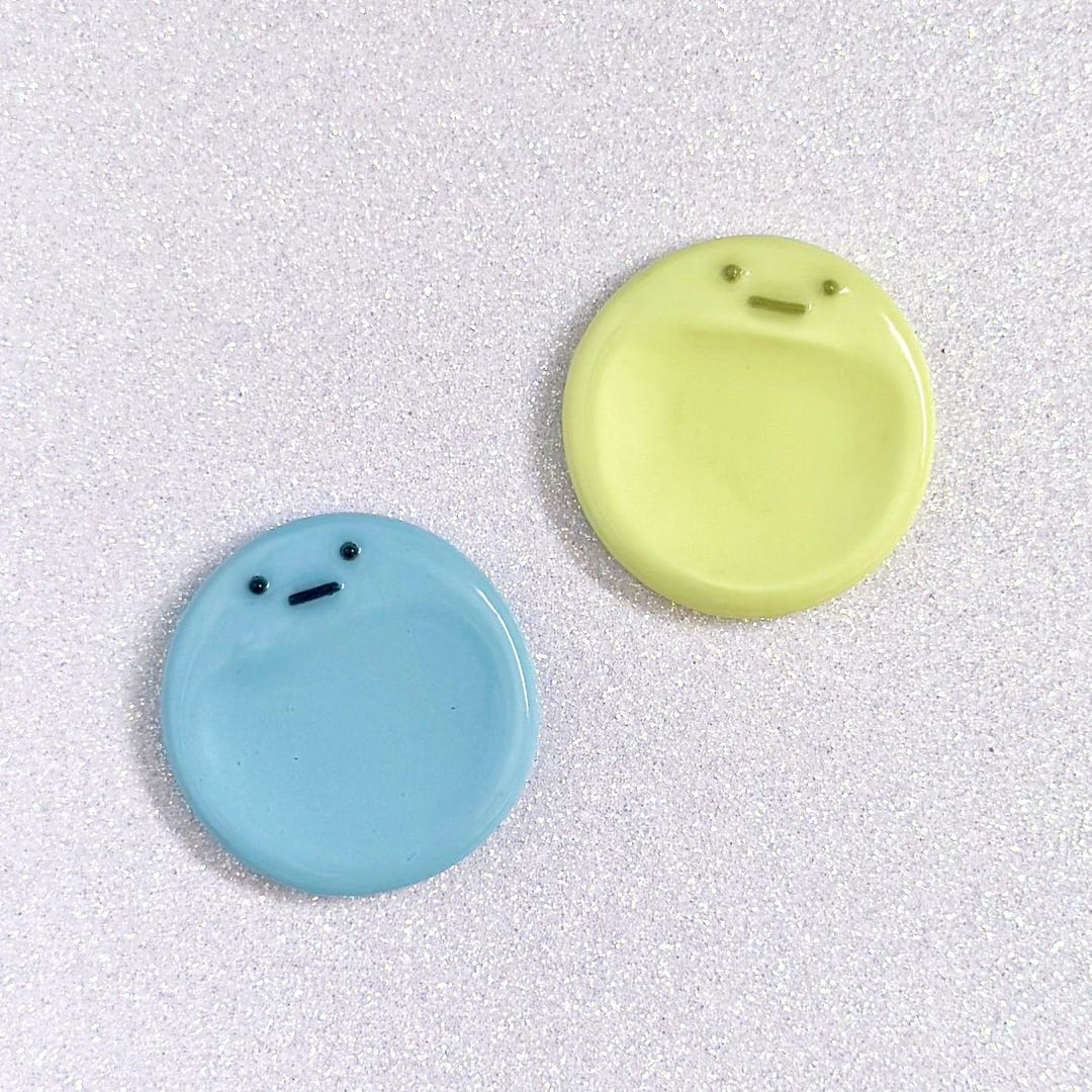 Smi Worry Stone | Polymer Clay Desk Buddy | Anxiety Fidget | Calming ...