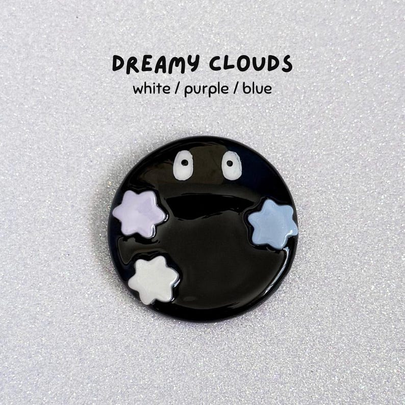 Soot Sprite Worry Stone (palm Sprite) | Polymer Clay Anxiety Fidget ...