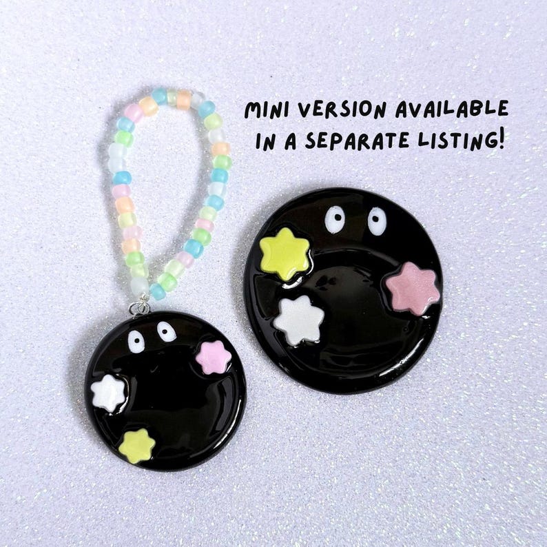 Soot Sprite Worry Stone (palm Sprite) | Polymer Clay Anxiety Fidget ...