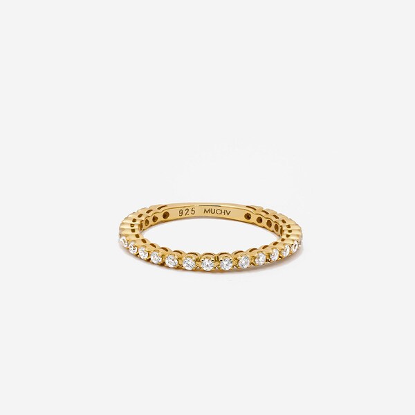 Thin Diamond Band - Etsy
