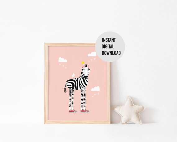 Pink Zebra Number 1