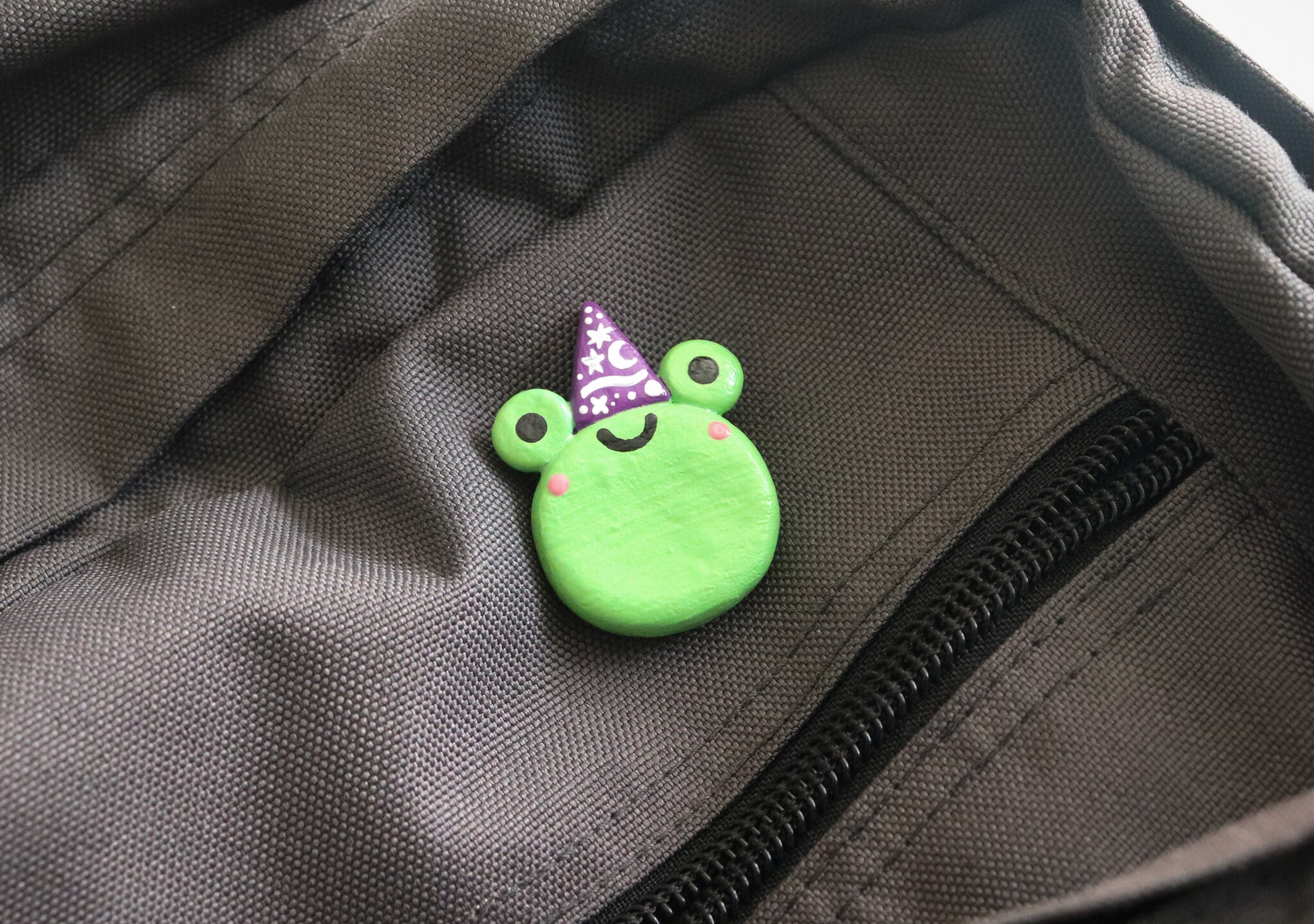 Wizard Froggy Polymer Clay Pin // Cute Frog Pin Kawaii Frog - Etsy Canada
