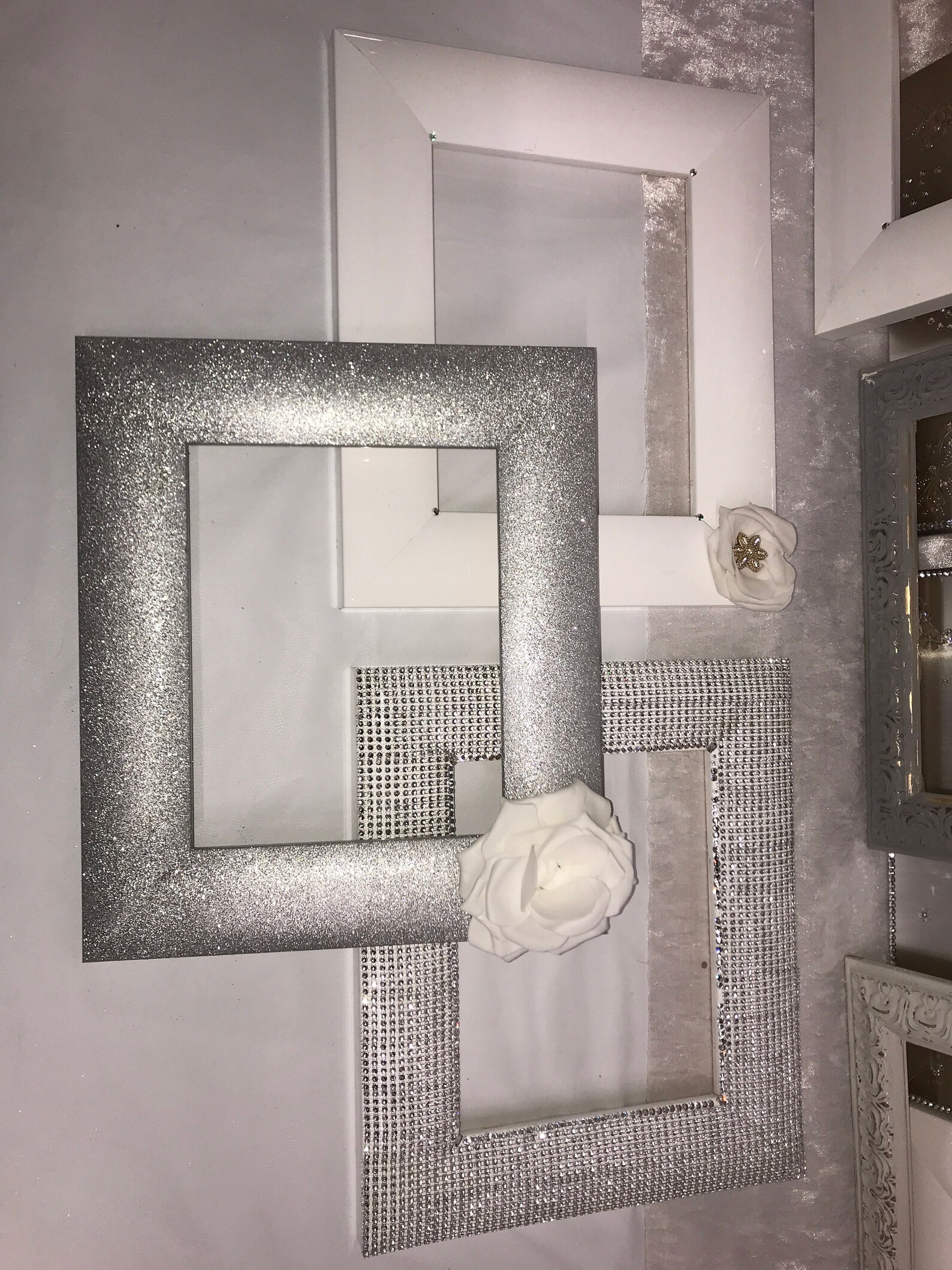 Photo Frame Wedding Glamour Frame Celebration Diamante Glitter - Etsy