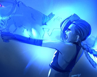 Fishbone Jinx League of Legends Cosplay | Etsy