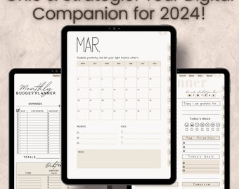 2024 Ultimate Digital Planner Printable PDF 6 Digital Planner Pages - Etsy
