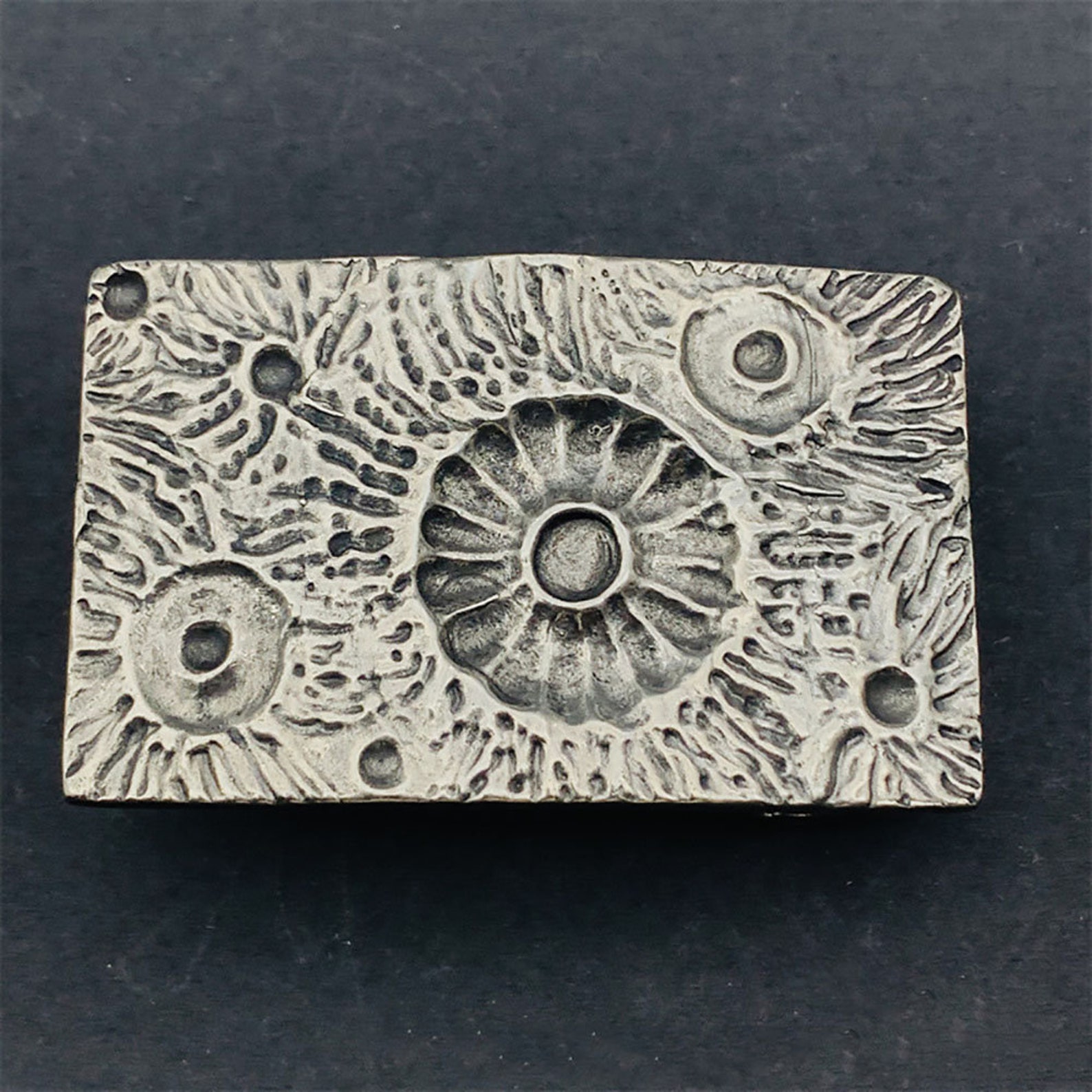 Solid Brass/white Copper Meteorite Crater Art Design Belt - Etsy