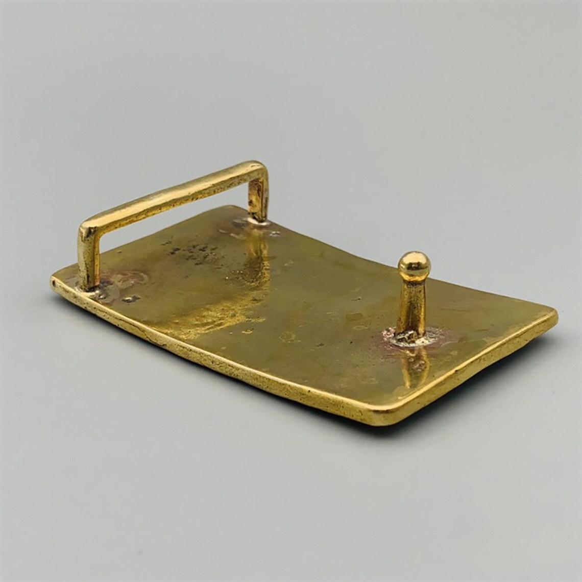 Solid Brass/white Copper Meteorite Crater Art Design Belt - Etsy