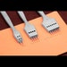 Baver Leather Craft Round Hole Pricking Iron Chisel Head Removable Stitching Punch Chisel Tools ...