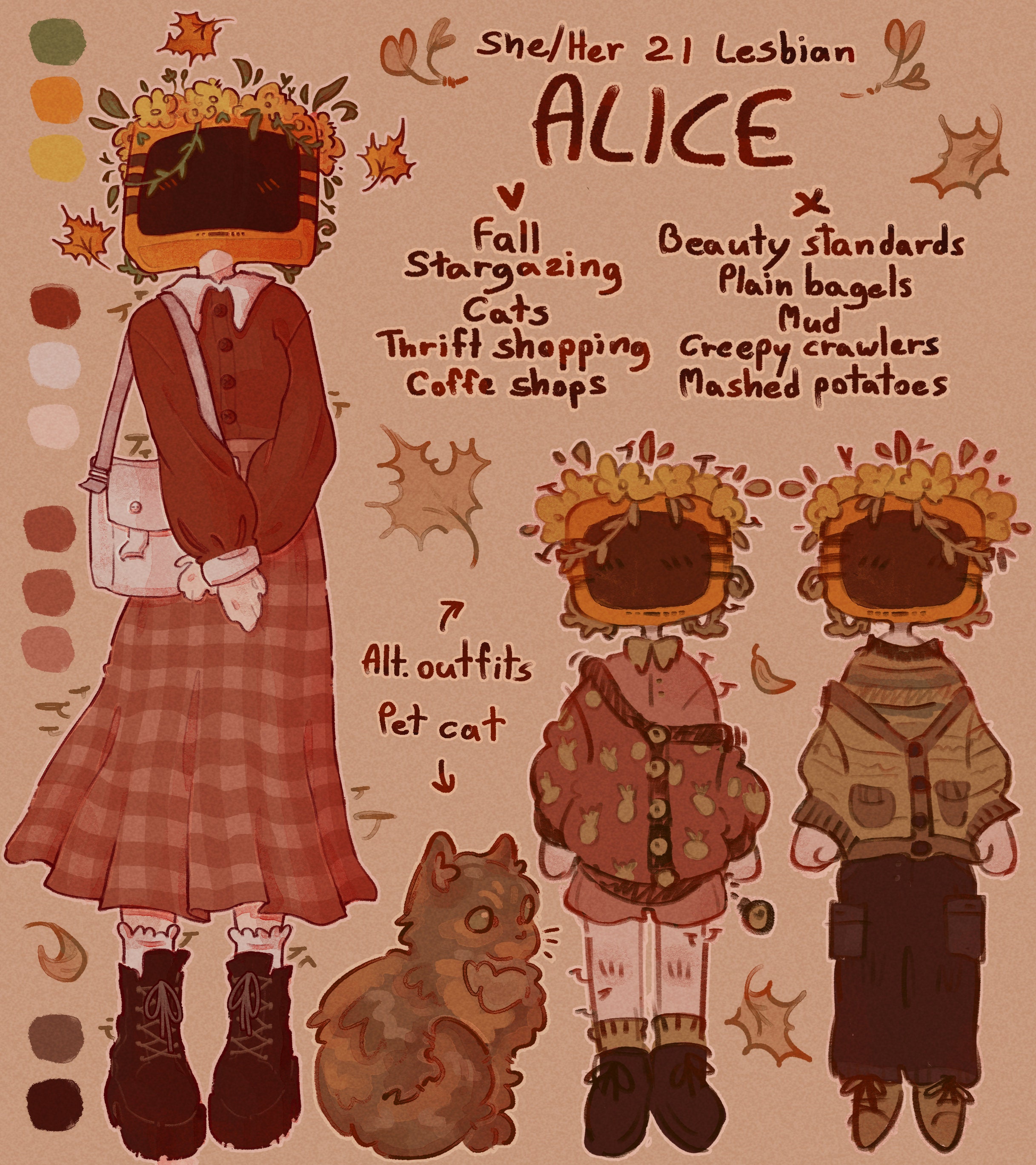 Custom Character Design Small Ref Sheet OPEN Reference Drawing Digital ...