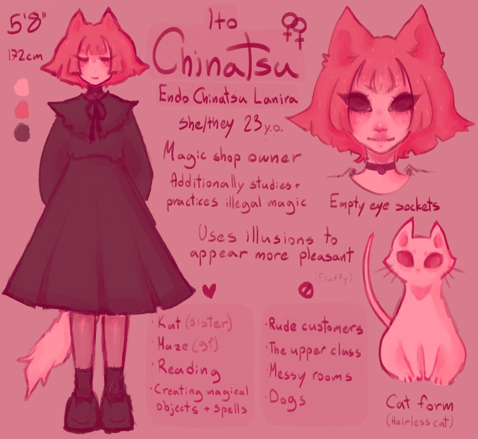 Custom Character Design Reference Sheet Commission | Etsy