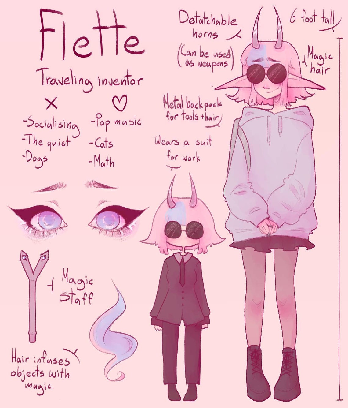 Custom Character Design Reference Sheet Commission | Etsy Australia