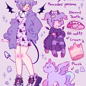 Reference Sheet Commission OPEN Chibi Ref Sheet Drawing Digital Art ...