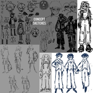 Custom Character Design + Reference Sheet Commission (OPEN) Ref Sheet ...