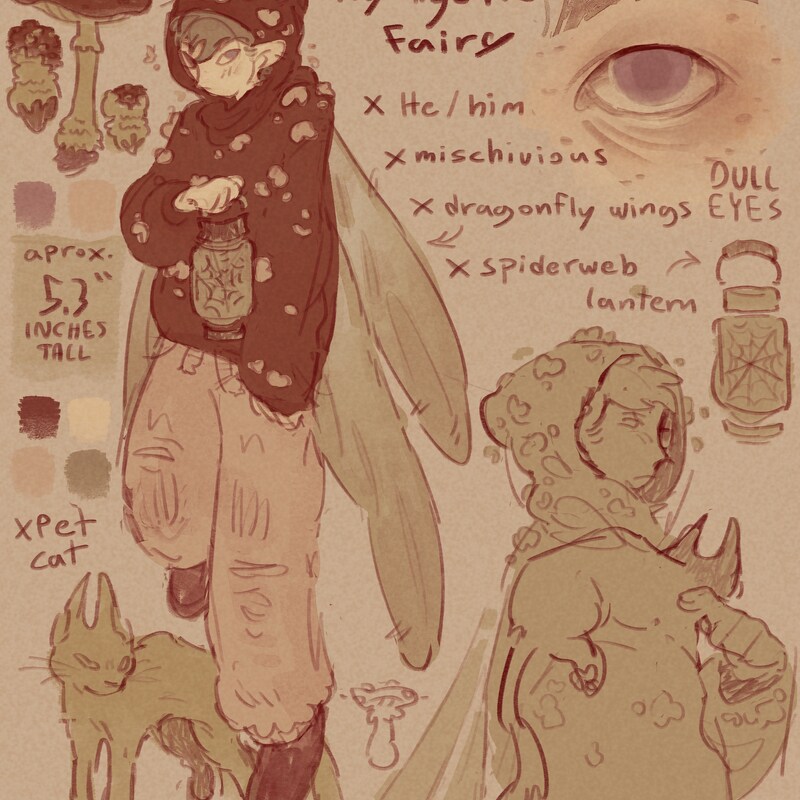 Furry Ref Sheet - Etsy