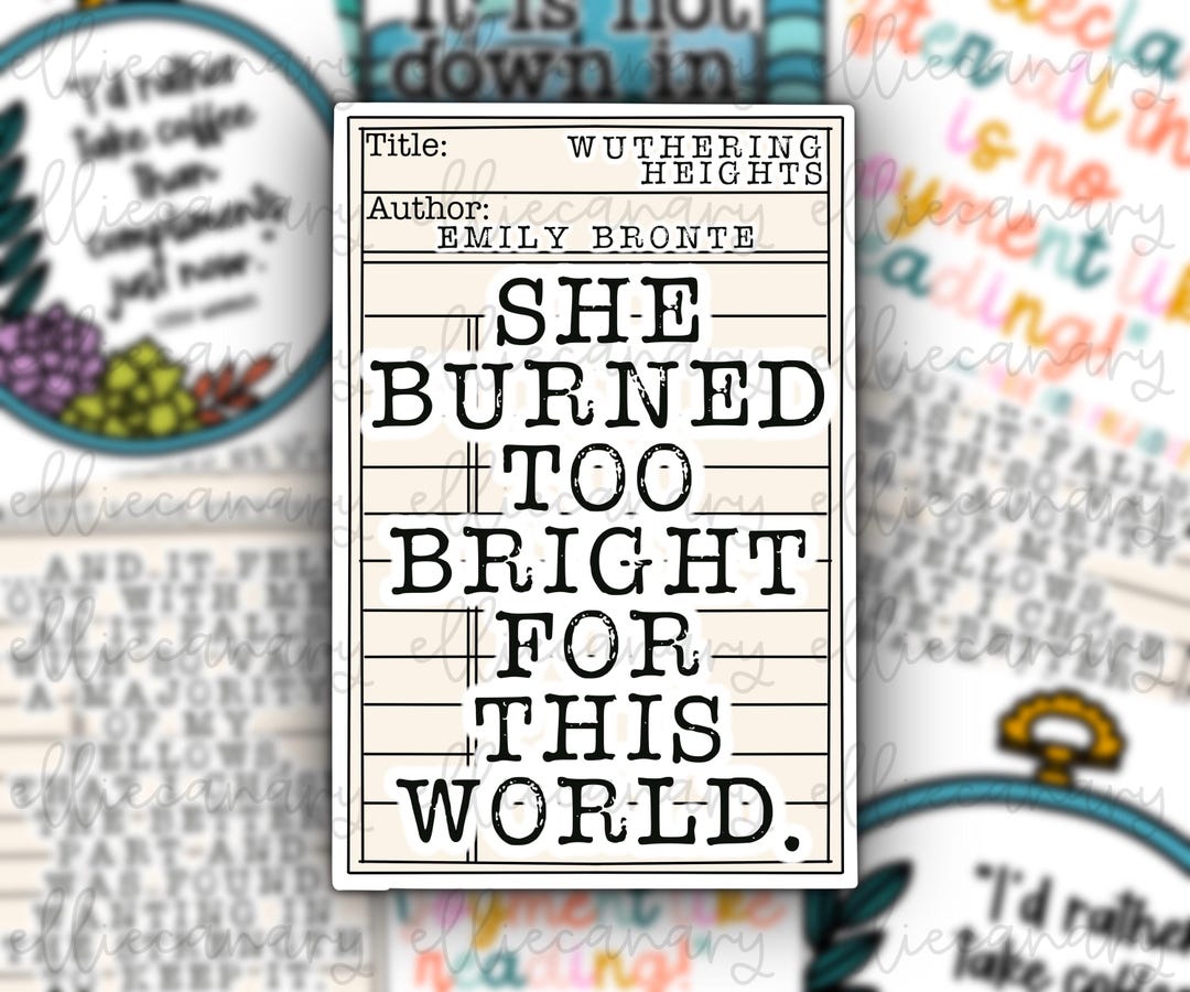 Book Quote Vinyl Sticker, Bookworm Decal, Book Lover, Laptop Sticker ...