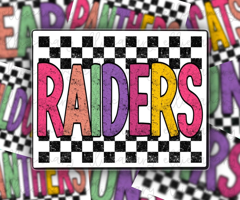 Raiders Mascot Sticker: Weatherproof Vinyl Decal - Etsy
