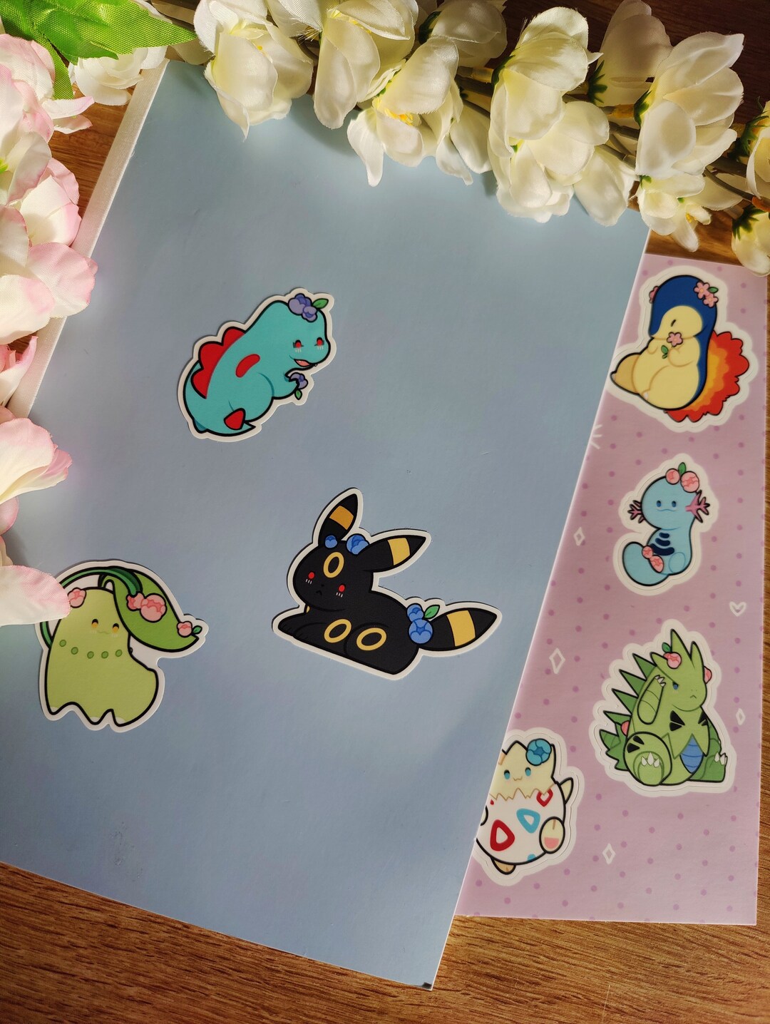 Cute A5 Gen 2 Pokemon Sticker Sheets - Etsy