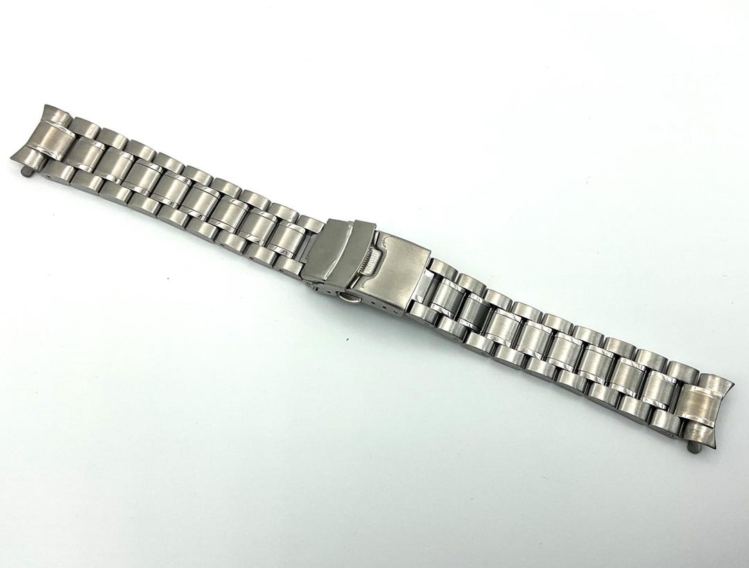 18mm Watch Band Bracelet Double Flip Lock Compatible for OMEGA ...