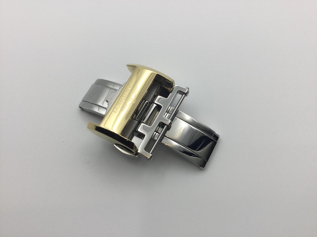 Genuine 18mm Longines Deployment Gold Steel Buckle L639119706K - Etsy