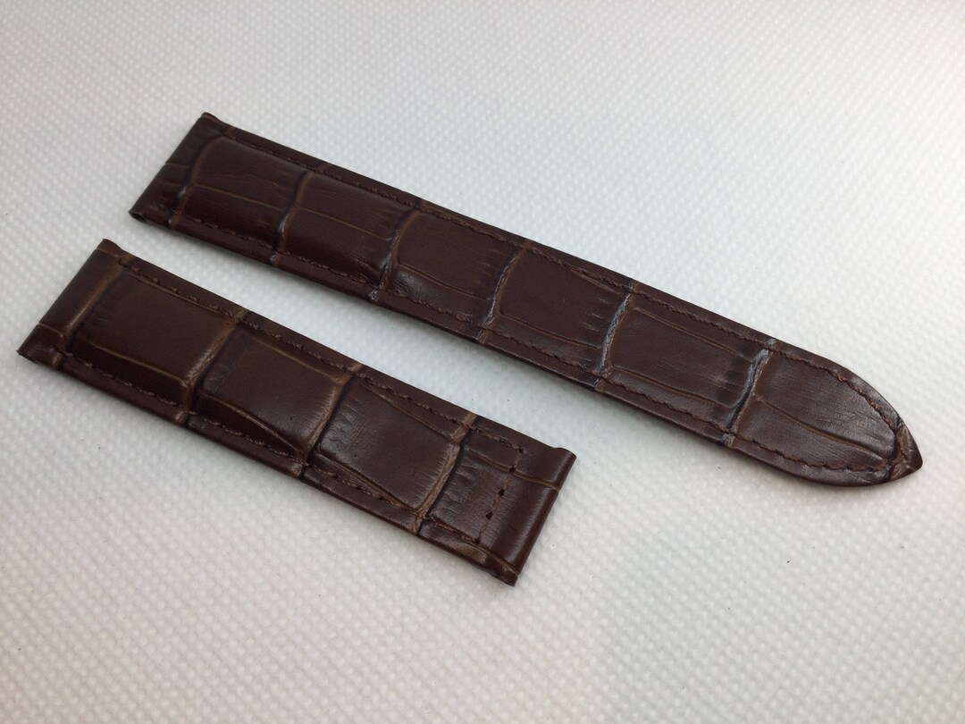 New 20MM Brown Soft Padded Strap Band Bracelet Strap for Cartier London ...
