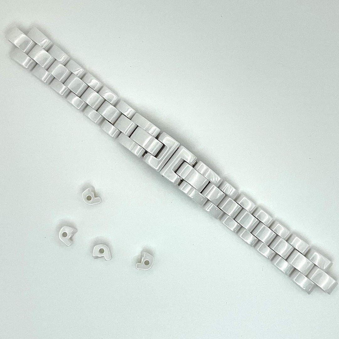 Ceramic Watch Band Strap Bracelet Compatible With Chanel J12 White ...