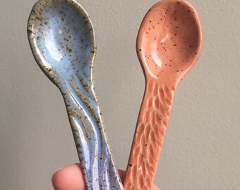 Ceramic Teaspoon Set - Etsy