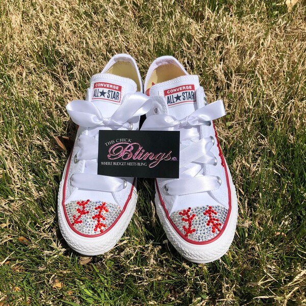 Baseball Converse - Etsy