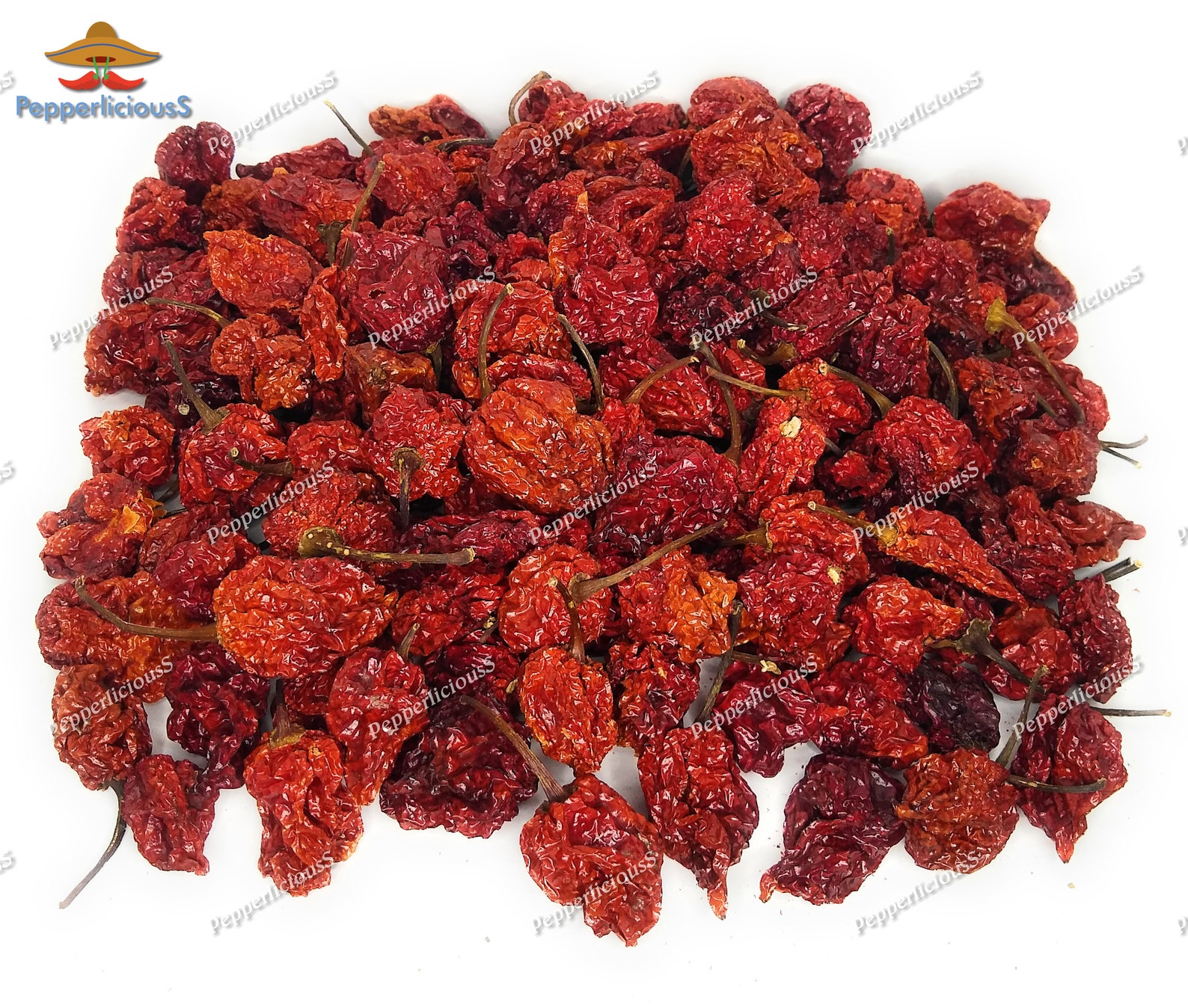 50 Dried Gourmet CAROLINA REAPER Pepper PODS - Worlds Hottest Chili - Etsy